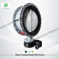 China WCB Cast Steel Flange Manual Turbine Butterfly Valve D341X--10/16C for Water Media for sale