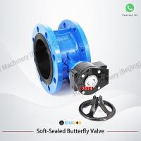 China DN40-DN1200 Flange Connection Manual Turbine Ductile Iron Butterfly Valve for Benefit for sale