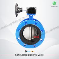 China DN40-DN1200 Flange Connection Manual Turbine Ductile Iron Butterfly Valve for Benefit for sale