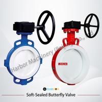 China PTFE-Lined Turbine Wafer Butterfly Valve D371F46-16C with Acid and Alkali Resistance for sale