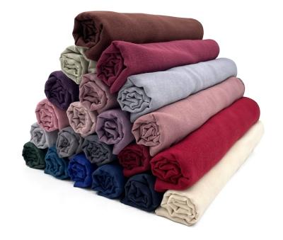 China Wholesale Ethnic Muslim Women square Plain Shawl Excellent Feeling Breathable Cotton Voile Hijab Traditional Scarf & Shawl for sale