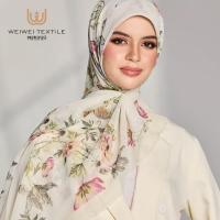 China Factory Custom Hot Sell Designer Breathable Floral Tudung Bawal Premium Cotton Voile Muslim Women Hijab Ethnic Scarves & Shawls for sale