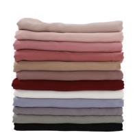 China Malaysia Solid Pearl Chiffon Long Hijab Lightweight Single Color European American Summer Muslim Scarf Shawl Plain Headscarf for sale