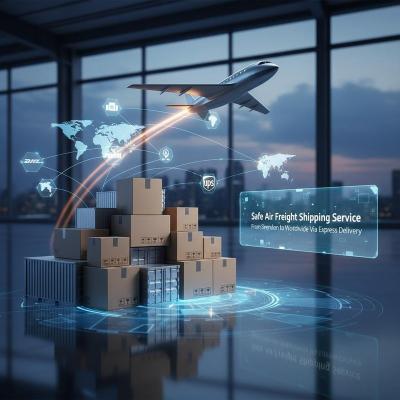 China Safe Air Freight Shipping Service with Worldwide Coverage and Fast Transit Times via DHL FedEx UPS Express Delivery for sale