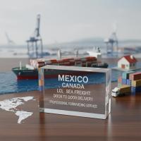 China Mexico Canada LCL FCL Sea Freight Door To Door Delivery Professional Forwarding Service for sale