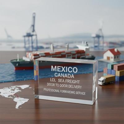 China Mexico Canada LCL FCL Sea Freight Door To Door Delivery Professional Forwarding Service for sale