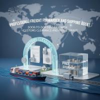 China Professional Freight Forwarder and Shipping Agent Offering Door-to-Door Delivery with Customs Clearance and Free Storage for sale