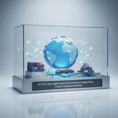 China LCL FCL Sea Cargo Service From China to Global Ports Custom Clearance Service for sale