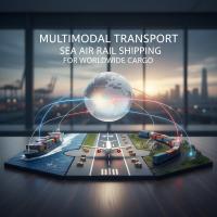 China Multimodal Transport Solution Sea Air Rail Shipping For Worldwide Cargo for sale
