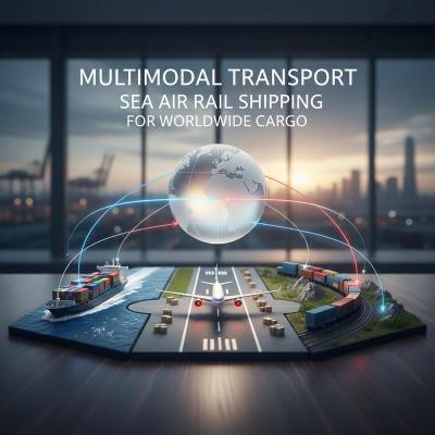 China Multimodal Transport Solution Sea Air Rail Shipping For Worldwide Cargo for sale