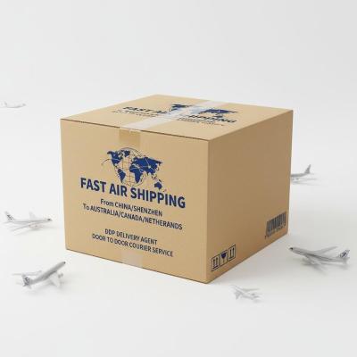 China Fast Air shipping From China/Shenzhen to Australia/Canada/Netherlands DDP delivery agent Door to Door Courier Service for sale