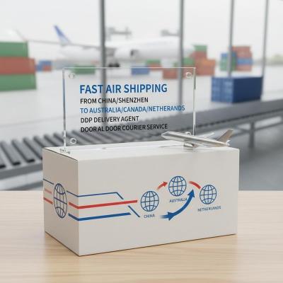 China Fast Air Shipping from China to Australia Canada Netherlands with Door-to-Door Delivery DDP Logistics Service for sale