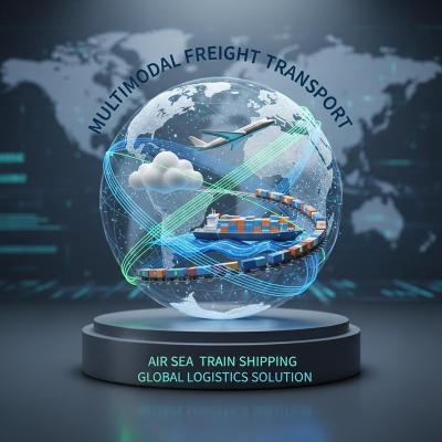 China Multimodal Freight Transport Air Sea Train Shipping Global Logistics Solution for sale