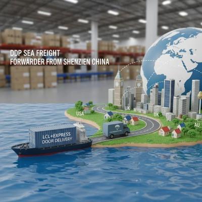 China Professional Freight Forwarder Offering Door-to-Door DDP Shipping with Double Clearance Sea Freight and Tax-Included International Logistics Services for sale