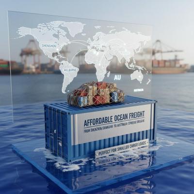 China Affordable Ocean Freight from Shenzhen/Shanghai to Australia for Smaller Cargo Loads with International Freight Forwarding for sale
