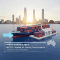 China Professional 40HQ FCL Container Freight Forwarding Service from China to Australia with Local Warehouse in Shenzhen/Yiwu for sale