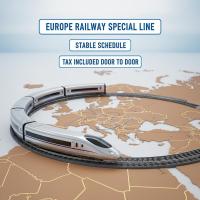 China Europe railway special line stable schedule tax included door to door for sale