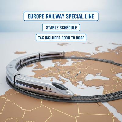 China Europe railway special line stable schedule tax included door to door for sale