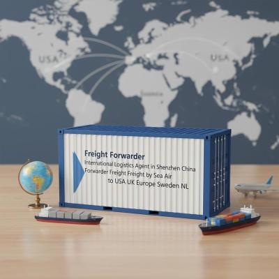 China Freight Forwarder International Logistics Agent with Door-to-Door Service Double Clearance and Tax-Included DDP Shipping for sale