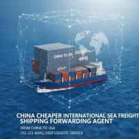 China China to USA International Freight Forwarding Service with FCL LCL and 40HQ 20GP Shipping Options for sale