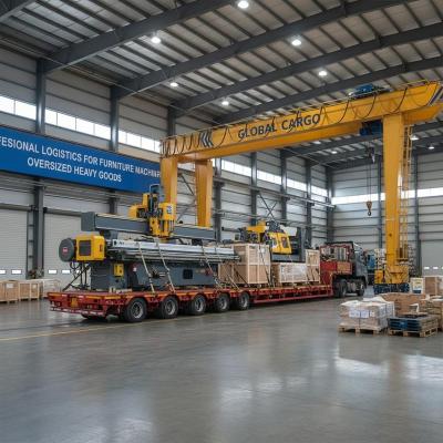 China Professional logistics for furniture machinery oversized heavy goods for sale