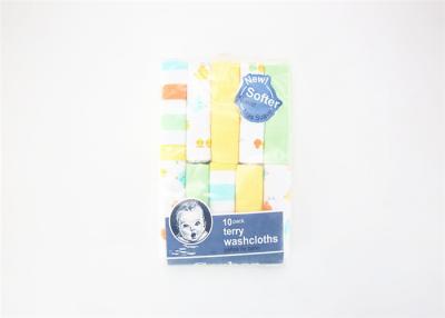 China Wipe Towel 80% Cotton 20% Polyester Baby Bath Washcloths10pk Knit Washcltoh for sale