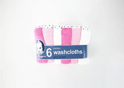China Skin Friendly Organic Baby Washcloths , 6pk Baby Bath Wrap Towel Non Disposable for sale