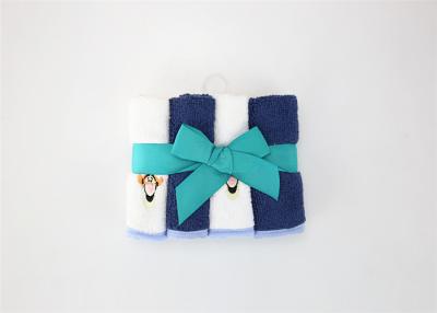 China 4pk Micro Fiber Baby Bath Washcloths Soft And Close 100% Cotton Material for sale