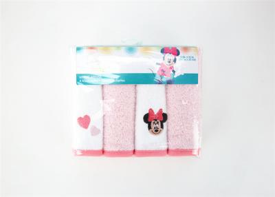China Unisex 4pk Baby Boy Bath Towels , Baby Wash Towels Environmental Friendly for sale
