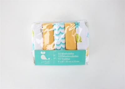China Customized Baby Girl Washcloths , 200GSM Knitted Washcloths For Babies for sale