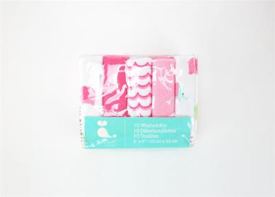 China Face Wiping Baby Cotton Towels , Soft Washcloths For Face 200GSM Azo Free for sale