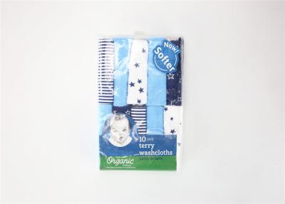 China Soft And Luxurious Baby Bath Washcloths 80% Organic Cotton 20% Polyester for sale