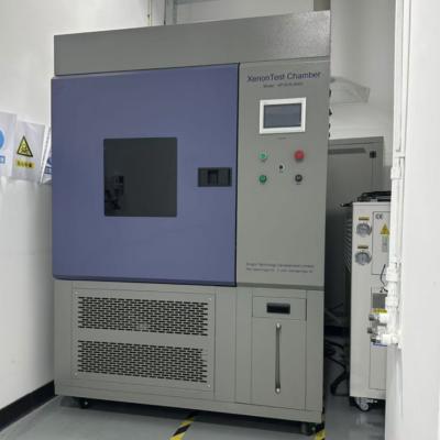 China UV Radiation Test Equipment , Xenon Test Chamber Long Lamp Life 1200h for sale