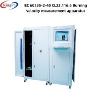 China ISO 817 Compliant Burning Velocity Measurement Apparatus with High-Speed Camera 70,000fps and Automated Operation Software for sale