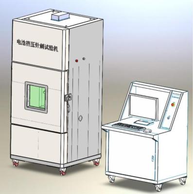 China Battery Crush and Needle Penetration Tester with 15KN Extrusion Force Explosion-Proof Test Chamber and Remote Computer Control for sale