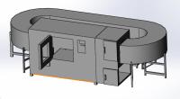 China IEC 60529 GB2423.37 Dust Test Chamber with 1000x1000x1000 Internal Size and 18m/s Adjustable Airflow Speed for Dust Resistance Testing for sale