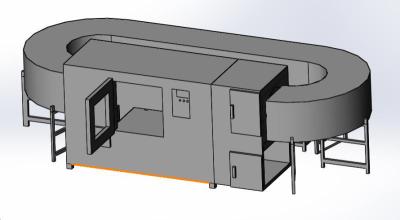 China IEC 60529 GB2423.37 Dust Test Chamber with 1000x1000x1000 Internal Size and 18m/s Adjustable Airflow Speed for Dust Resistance Testing for sale