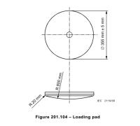 China Loading pad | IEC60601-2-52-Figure 201 .1 04 Loading pad for sale