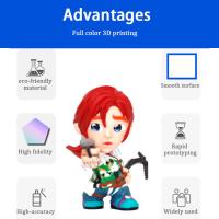China Custom Full Color 3D Printing | Rapid Prototyping with Plastic Material for sale