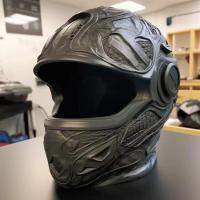 China Custom Resin & Nylon Fused Deposition Modeling for Rapid Prototyping Helmet Model for sale
