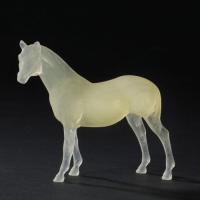 China SLS SLA STL Fine Detail Plastic 3D Printing Horse Model Transparent for sale