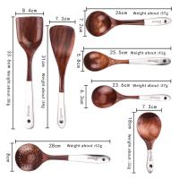 China Nonscratching Wooden Kitchen Utensil Set Handmade For Multipurposes for sale