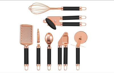China 7 Piece Stainless Steel Kitchen Utensil Set Anti Rust Antibacterial 446F Heat Resistant for sale