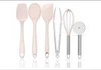 China 6 Pieces Heat Resistant Silicone Kitchen Utensil Sets For Baking for sale
