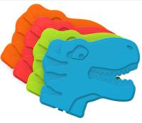 China Reusable Ultra-Thin Ice Pack 0.5 Inch for Lunch Boxes Food Grade Silicone Blue for sale