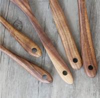 China Eco Friendly Teak Wood Kitchen Spoon Set utensil set Multiusage for sale
