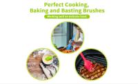 China Meltingfree Silicone Basting Brush For Grilling Shrinkproof Stainfree for sale