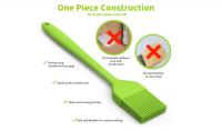 China Meltingfree Silicone Basting Brush For Grilling Shrinkproof Stainfree for sale