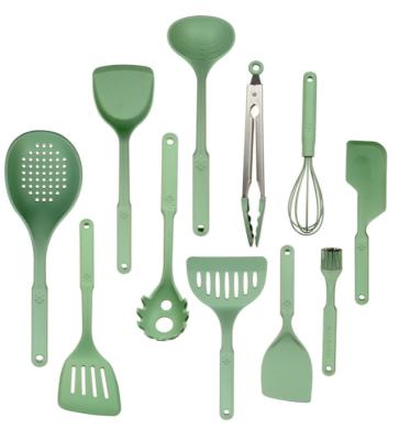 China 11 Piece Non-Stick Silicone Kitchen Utensil Set Heat Resistant 450°F BPA Free for sale