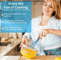 China Blue Silicone Egg Beater Wire Whisk Odorless Nonremain CIQ Approved for sale